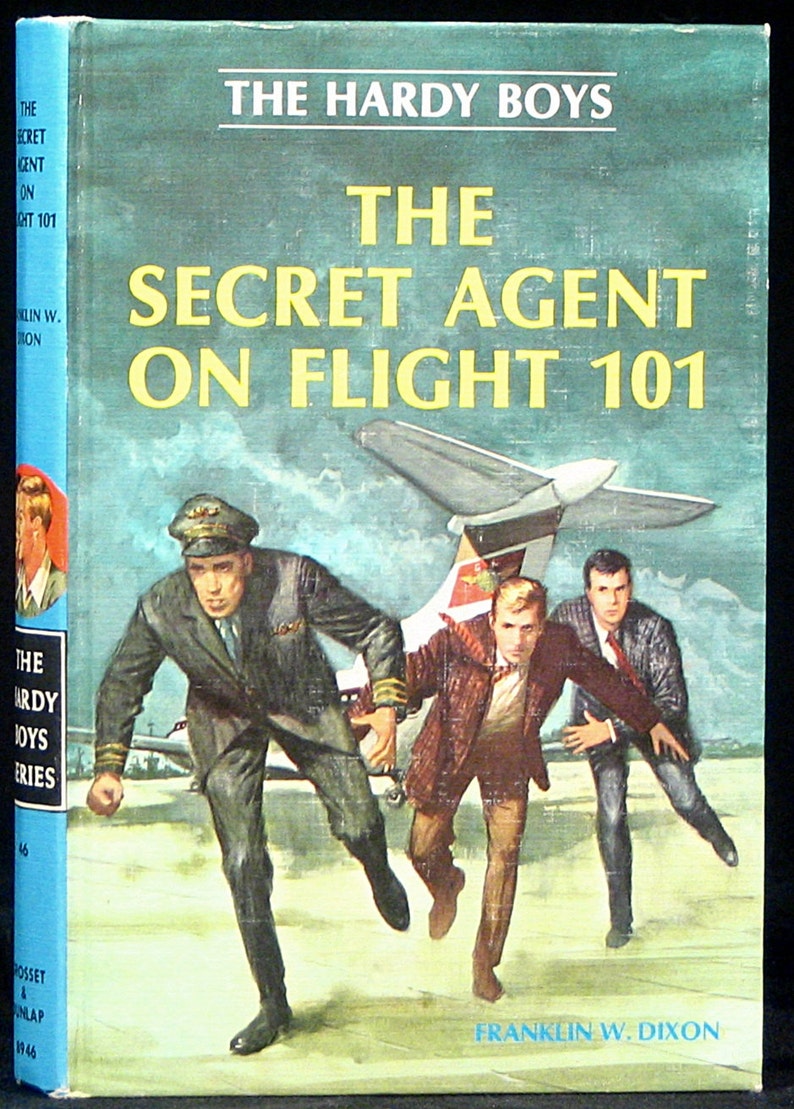 The Hardy Boys The Secret Agent On Flight 101 Vintage Boys | Etsy