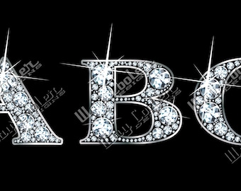 Bling Font | Etsy