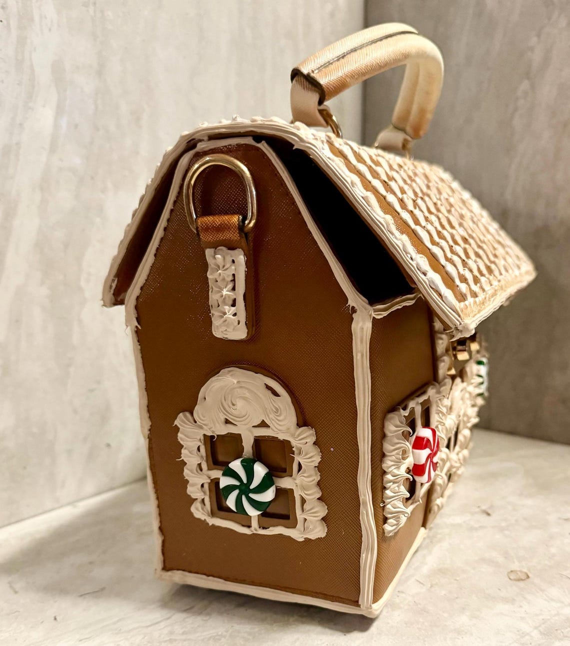 Gingerbread House Dessert Handbag Purse Top Handle - Etsy