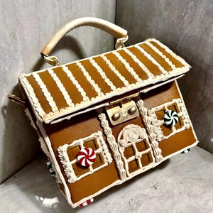 Gingerbread House Dessert Handbag Purse Top Handle - Etsy