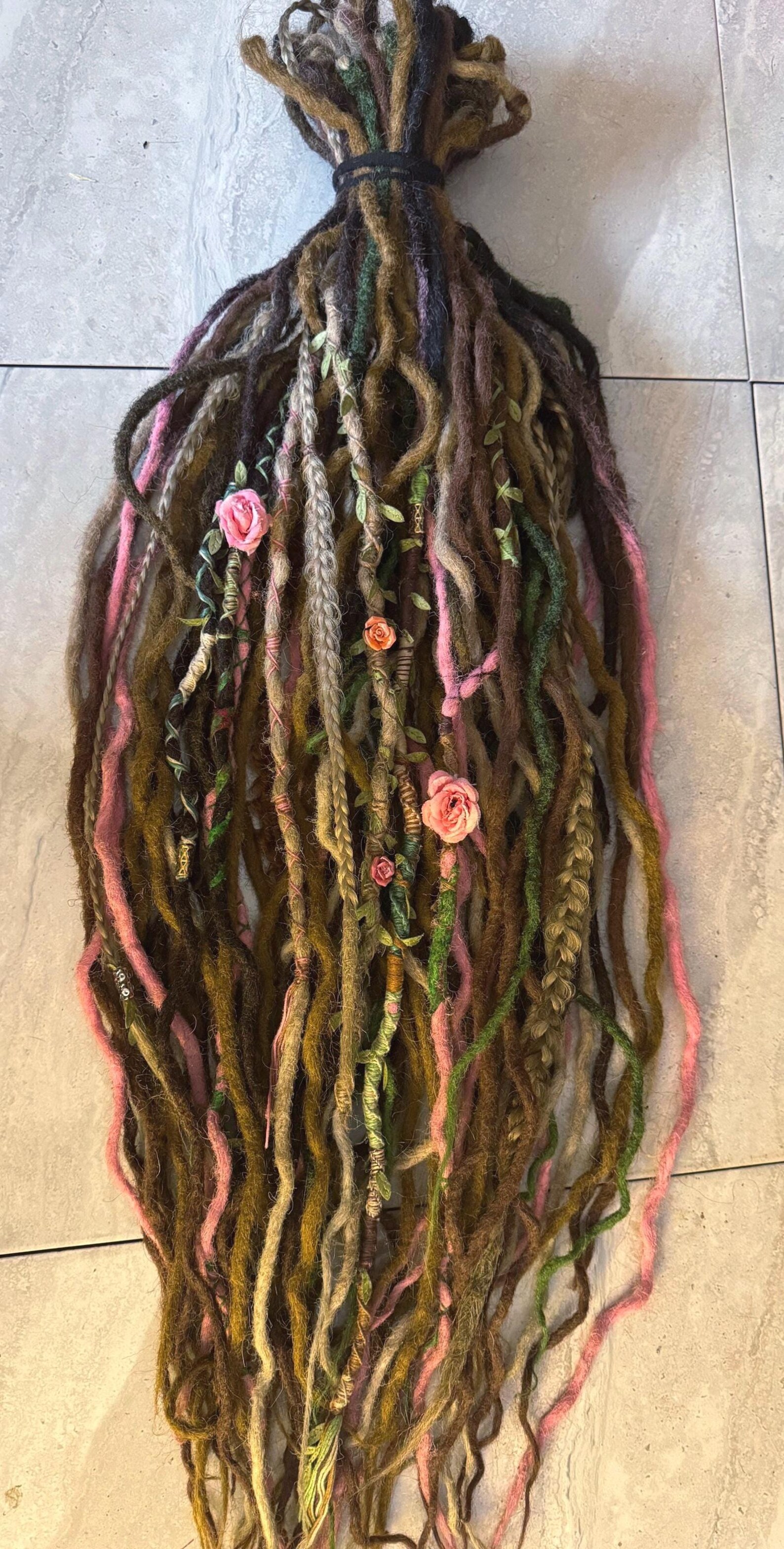 Forest Fairy 18 24 30 36 Inch SE or DE Curly Crochet Handmade Synthetic ...