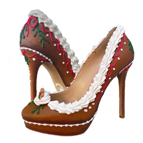 Sweet Cheesecake for Days Dessert Ice Cream Hand Painted Heels - Etsy