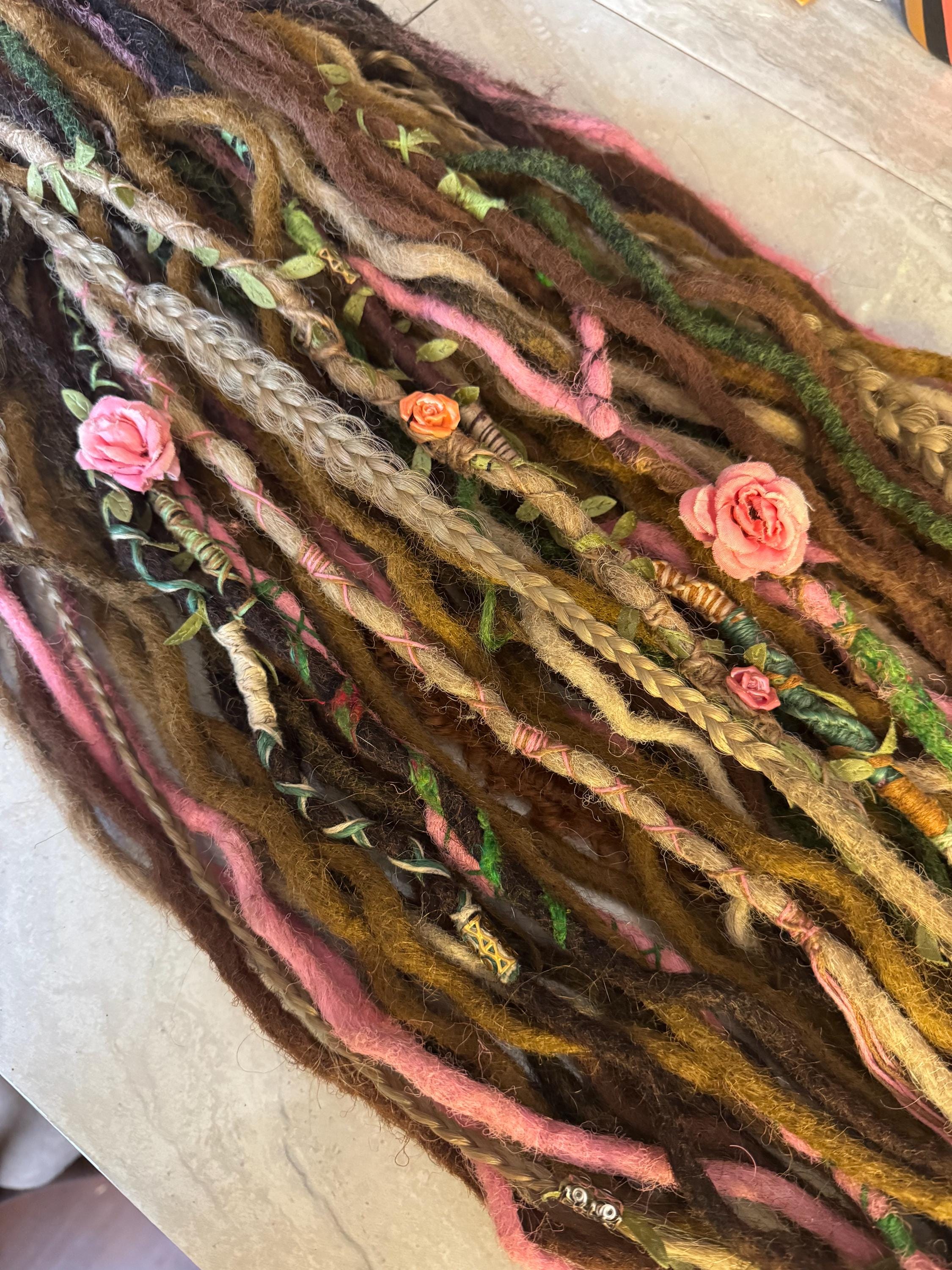 Forest Fairy 18 24 30 36 Inch SE or DE Curly Crochet Handmade Synthetic ...