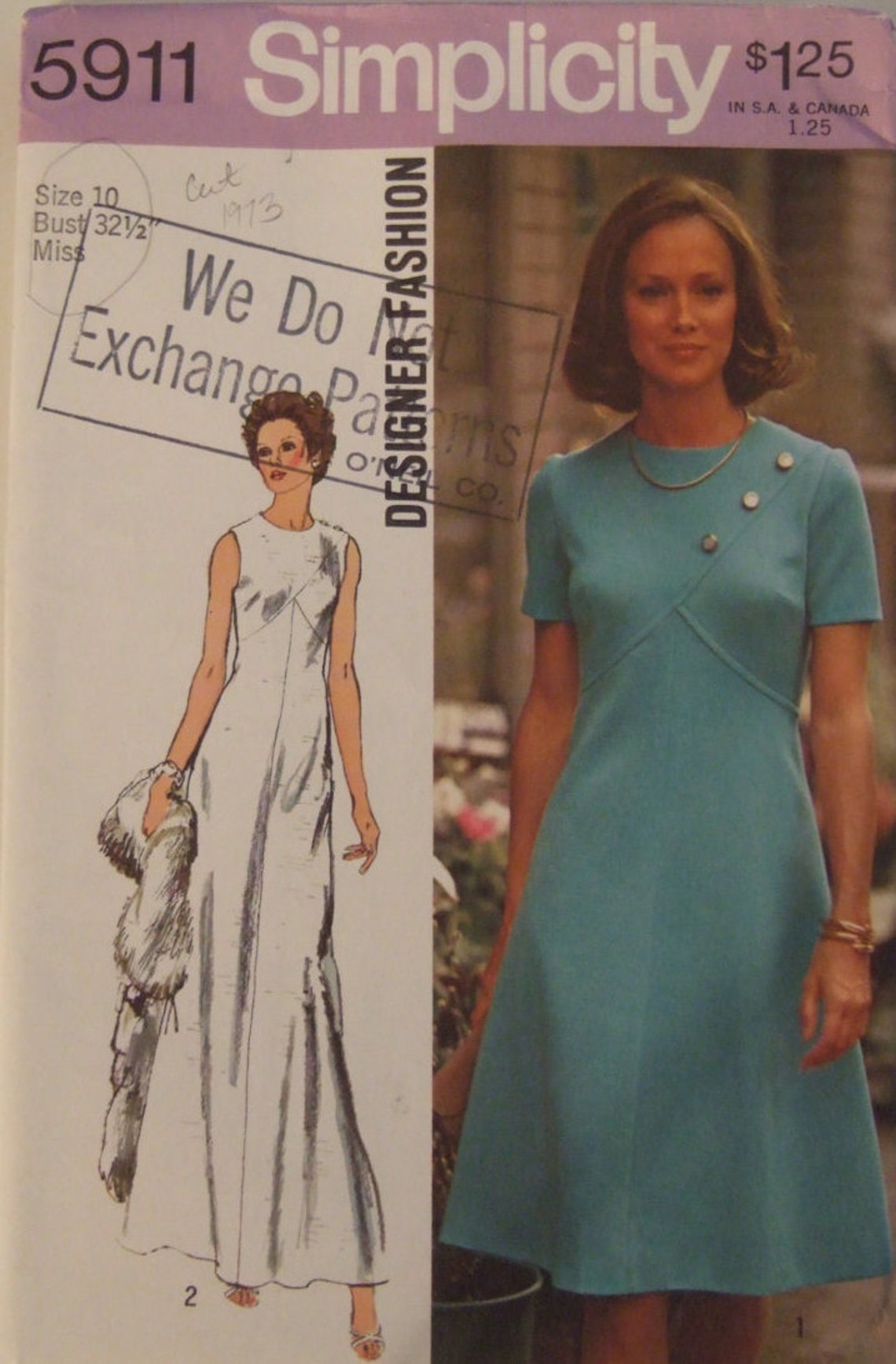 Simplicity Patterns Cut and Complete | Etsy