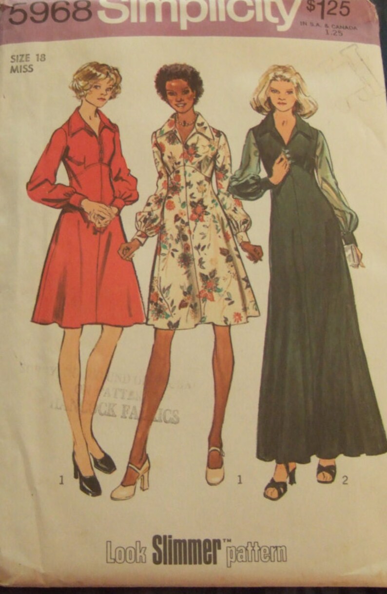 Simplicity Patterns Cut and Complete | Etsy