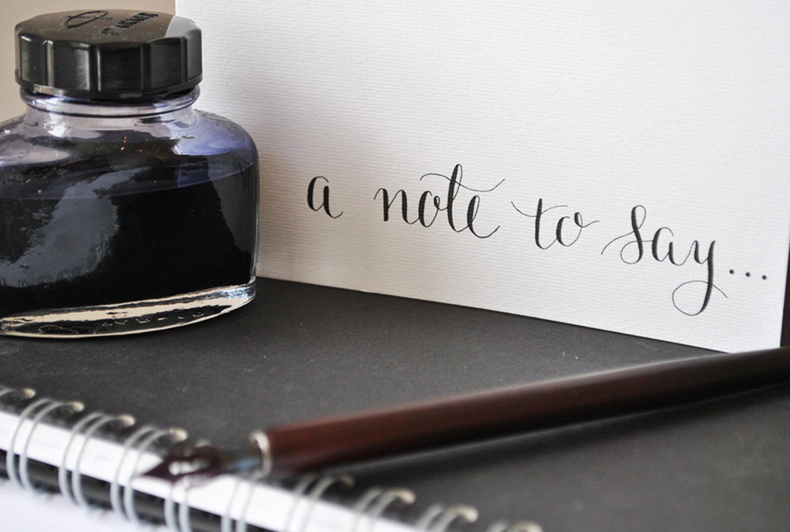 A Note to Say Card Thank You Card Thanks Card Note Card - Etsy UK