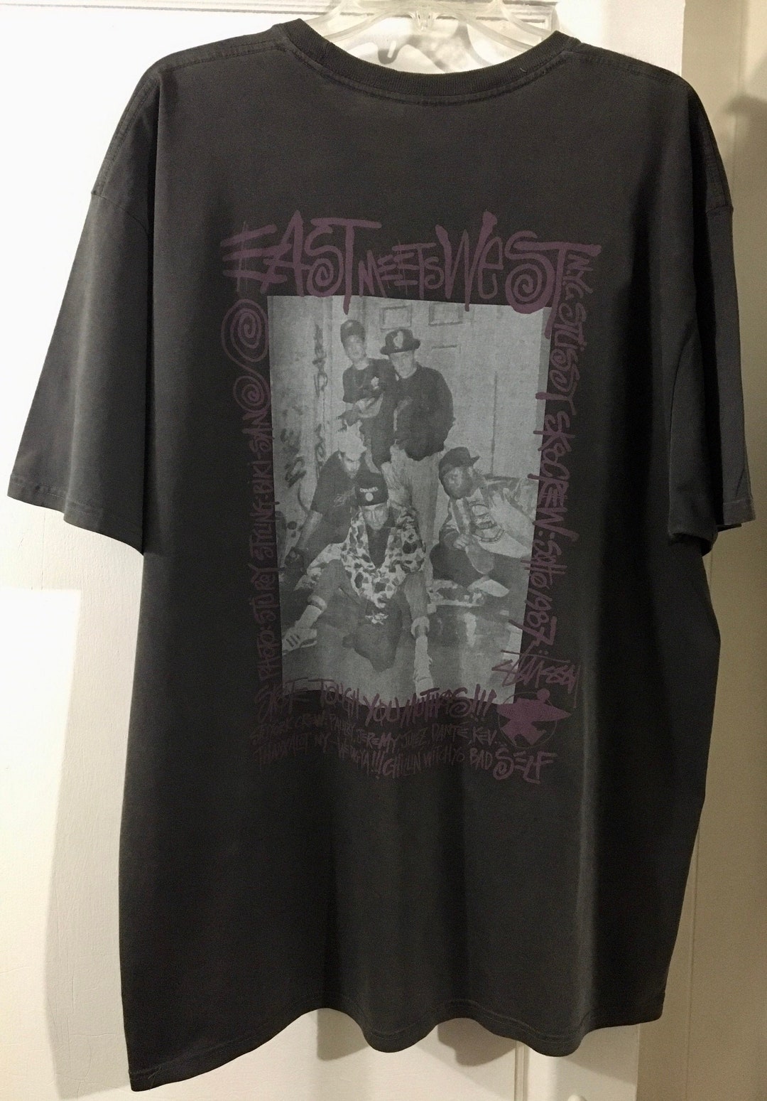 Stussy Skate Tough Soho Nyc Crew Sz Xl Skate Skateboard - Etsy