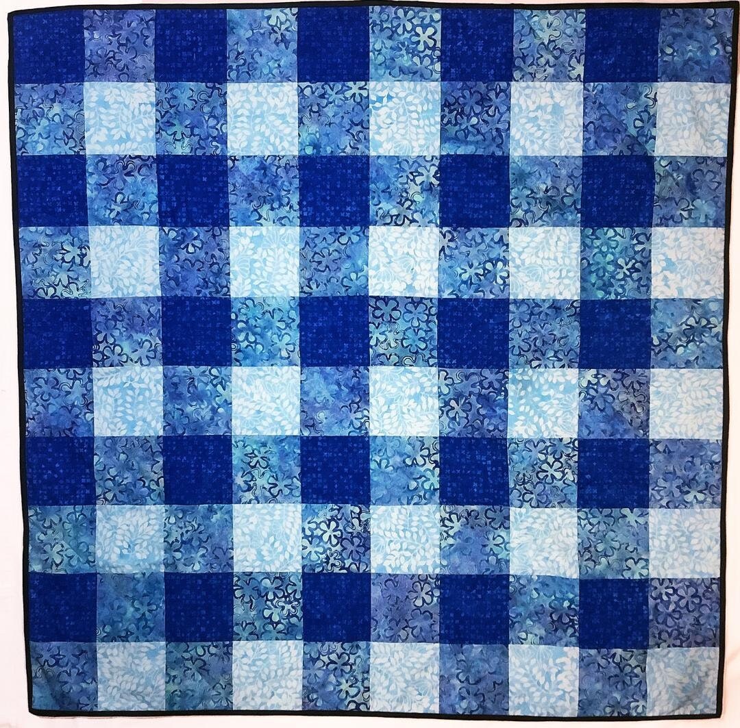 Big and Bold Buffalo Plaid Batik Patchwork Quilt for Baby, Child, Pre ...