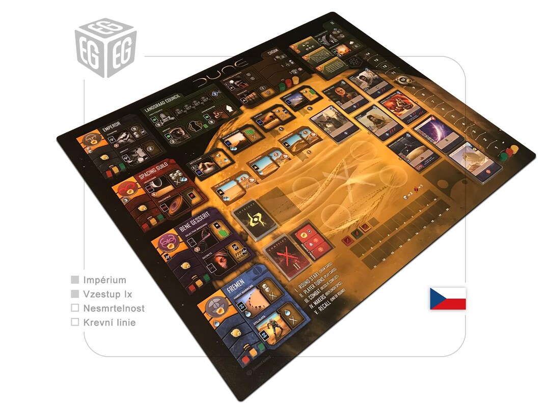 CZECH | Enhanced Play Mat Design | Compatible With Dune Imperium + Rise ...