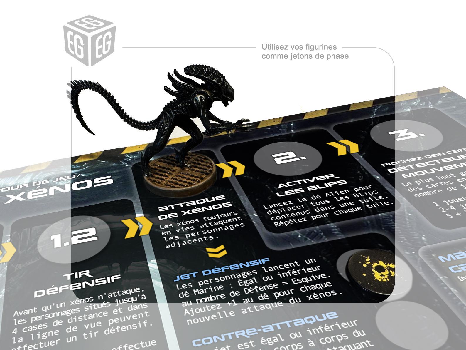 FRENCH | Marine & Xenos Phase Counters | Compatible With Aliens ...