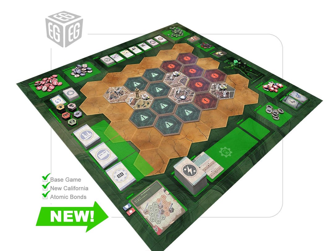 Digital Download Fallout, Enhanced Play Mat Design, New California ...