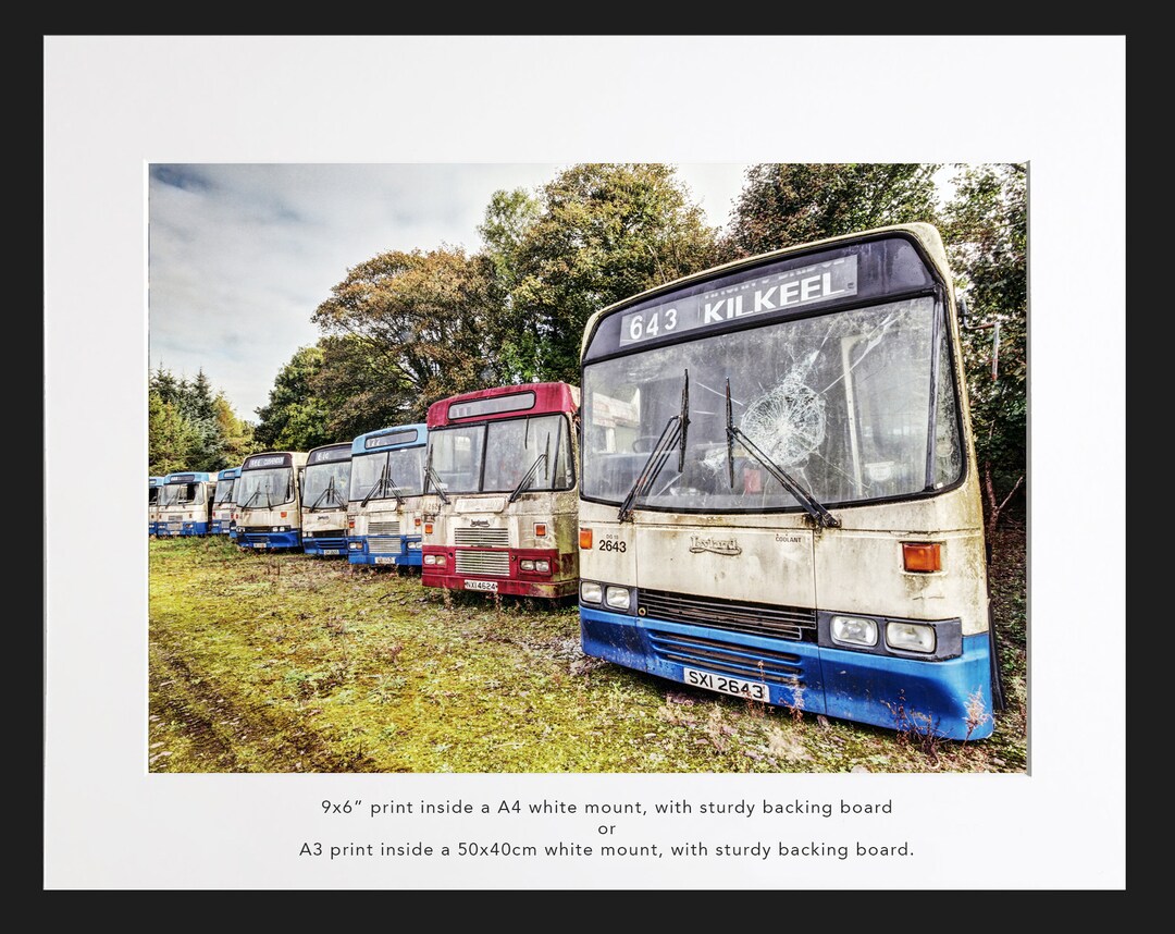 The Kilkeel Bus, Ulsterbus, Abandoned / Derelict Ireland fine Art Print ...
