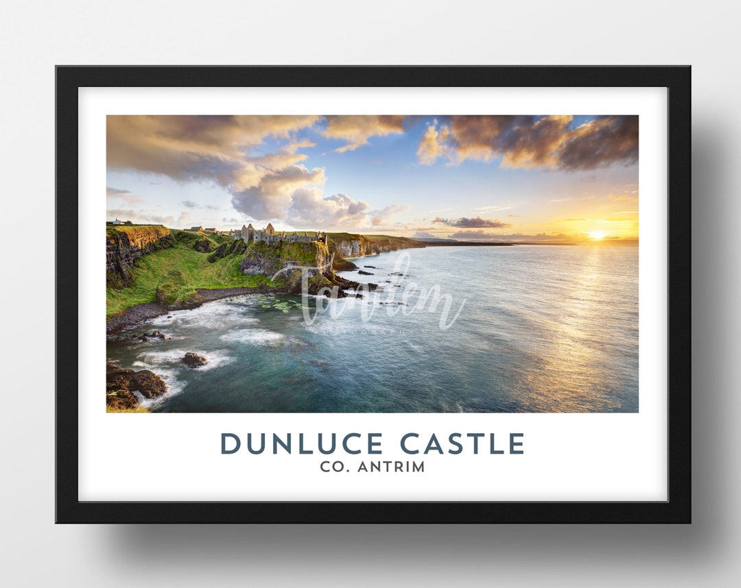 Dunluce Castle, Co. Antrim, Northern Ireland TRAVEL Poster / Print - Etsy