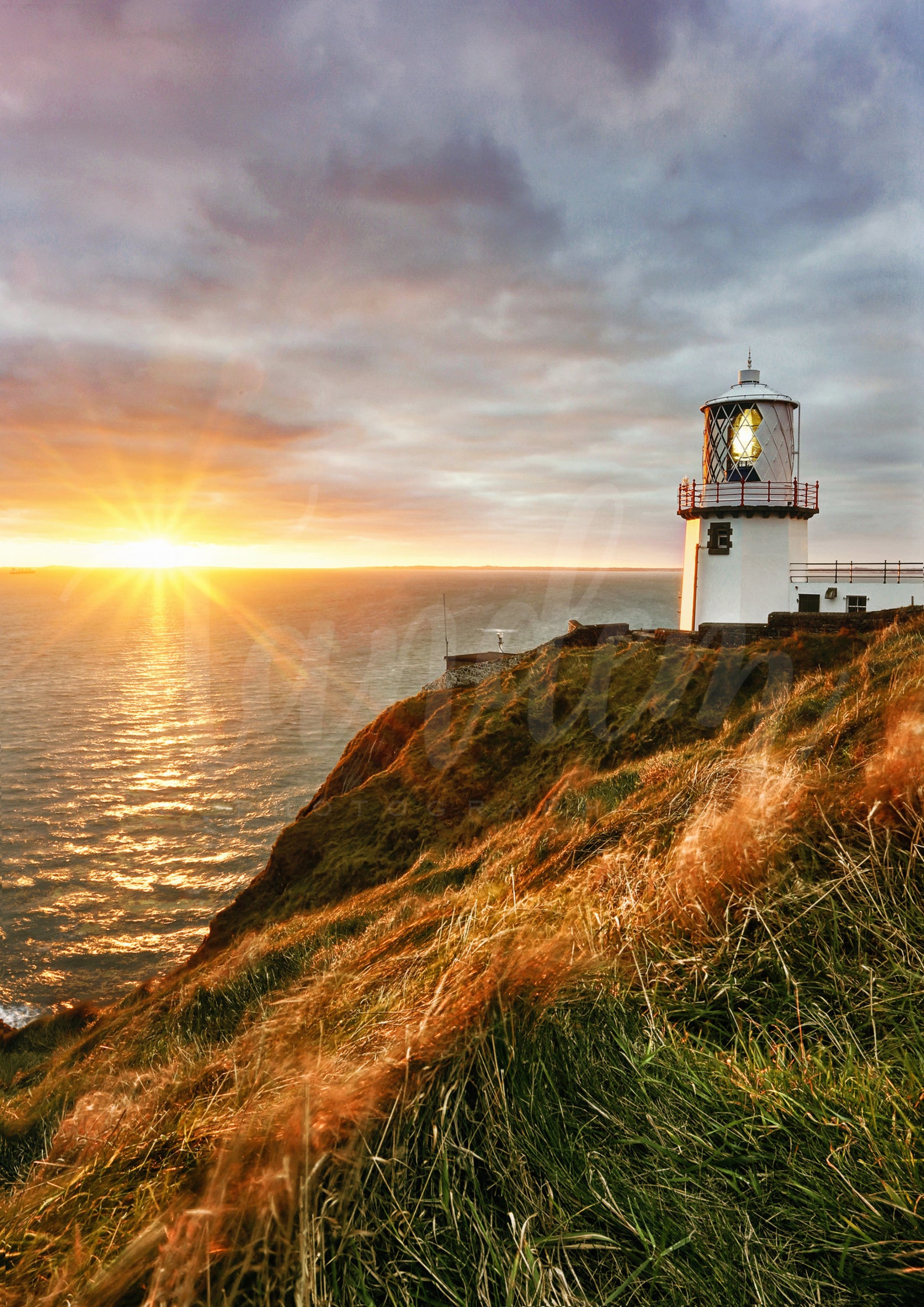 Blackhead Lighthouse, Northern Ireland (fine Art Print - Various Sizes ...
