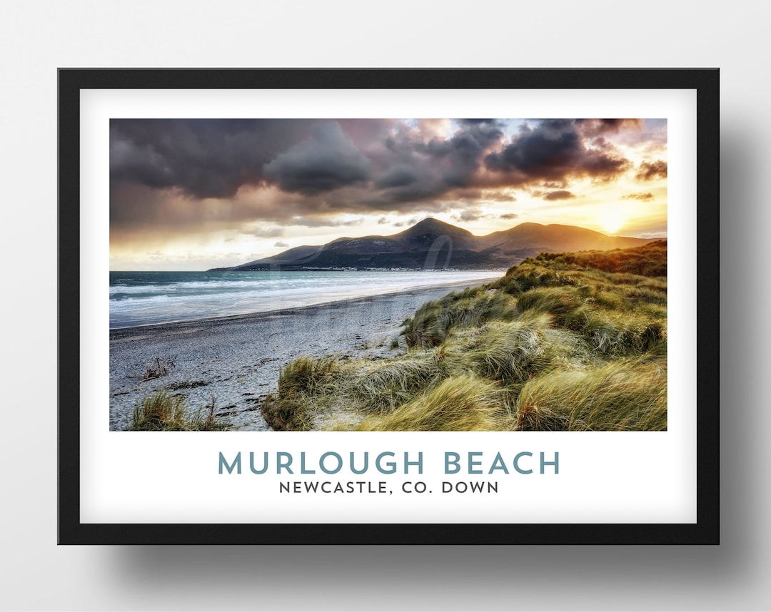 Murlough Beach, Newcastle, TRAVEL Poster / Print. - Etsy