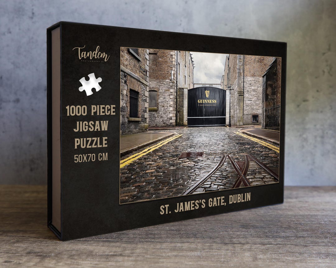 1000-piece Jigsaw Puzzle - Guinness / St. James's Gate, Dublin, Ready ...