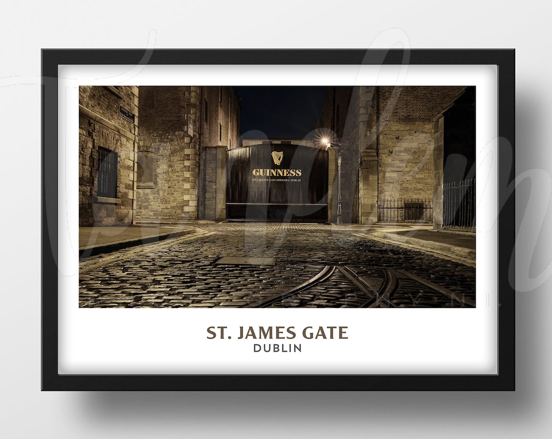 Guinness, St. James Gate, Dublin, Ireland, TRAVEL Poster / Print. - Etsy