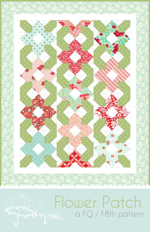Flower Patch Quilt Pattern - Etsy