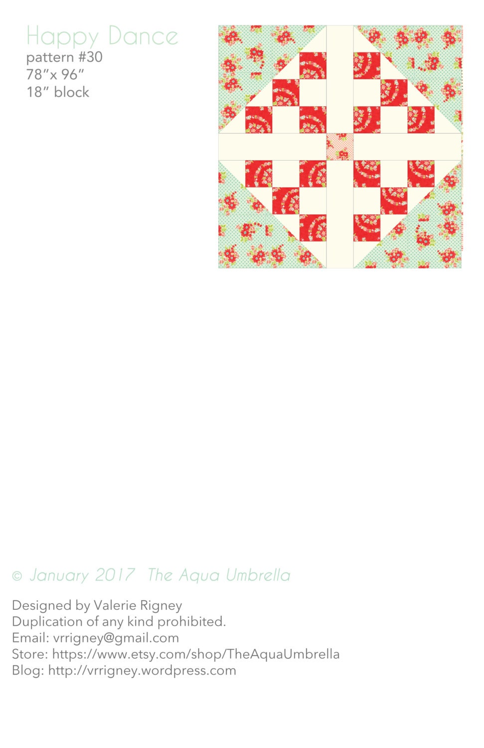 Happy Dance Quilt Pattern - Etsy