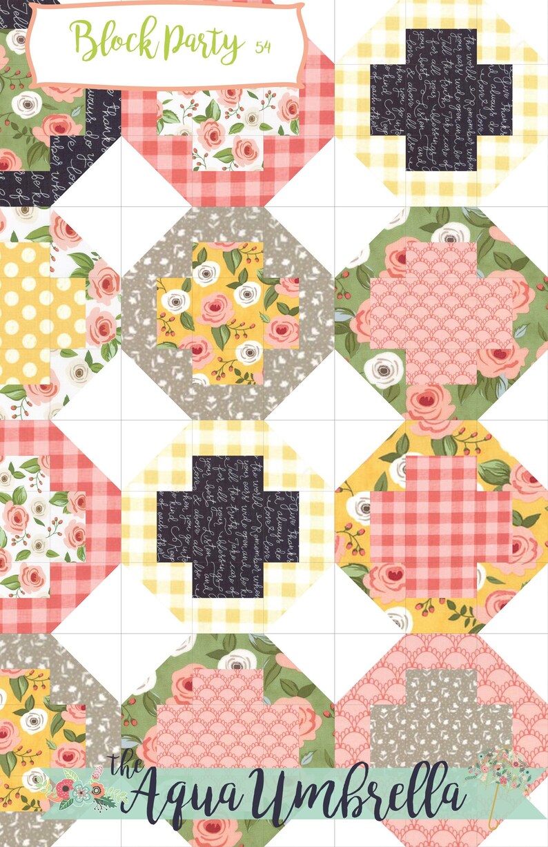 Block Party Quilt Pattern - Etsy