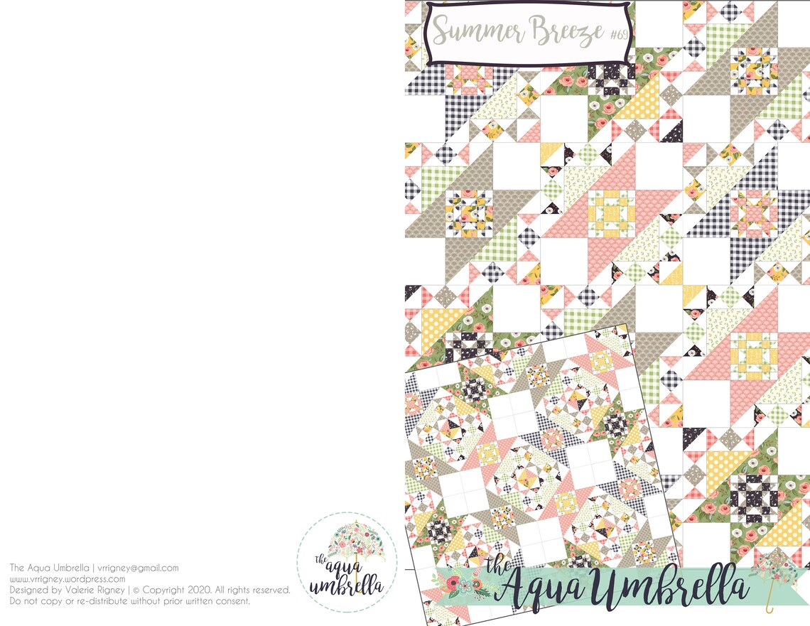 Summer Breeze Quilt Pattern - Etsy