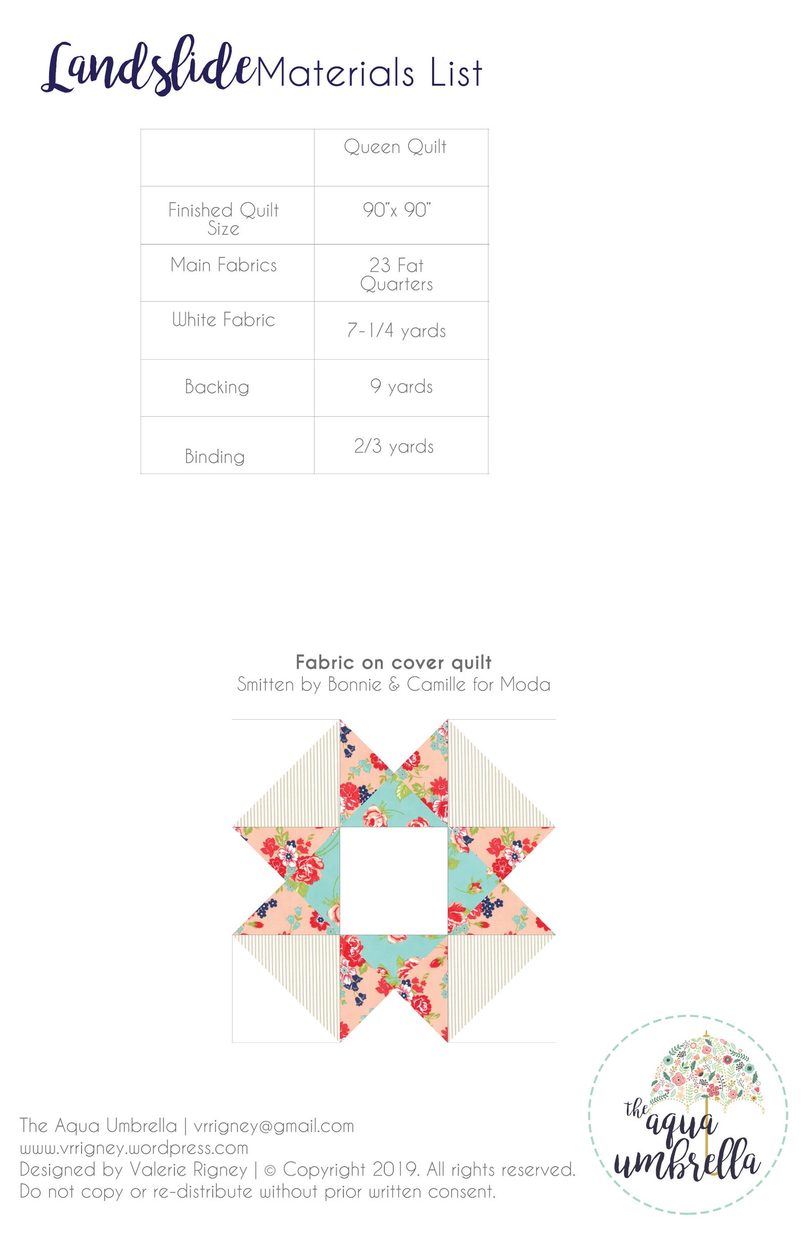 Landslide Quilt Pattern - Etsy