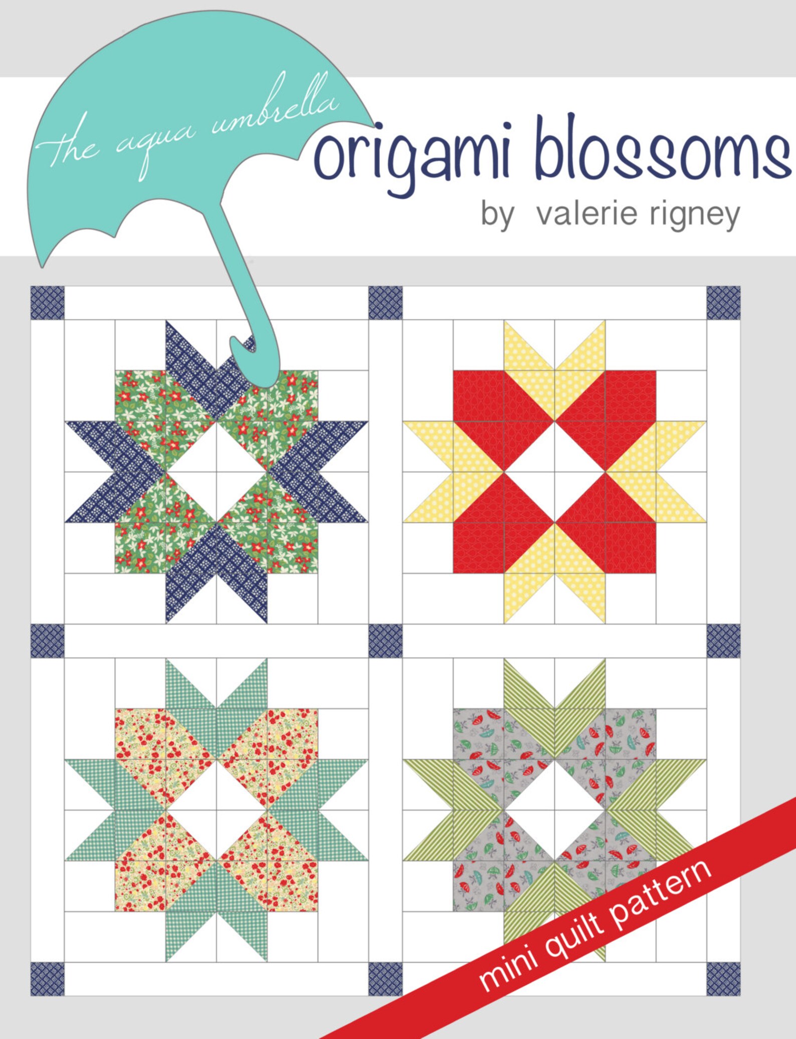 Origami Blossoms Mini Quilt Pattern - Etsy