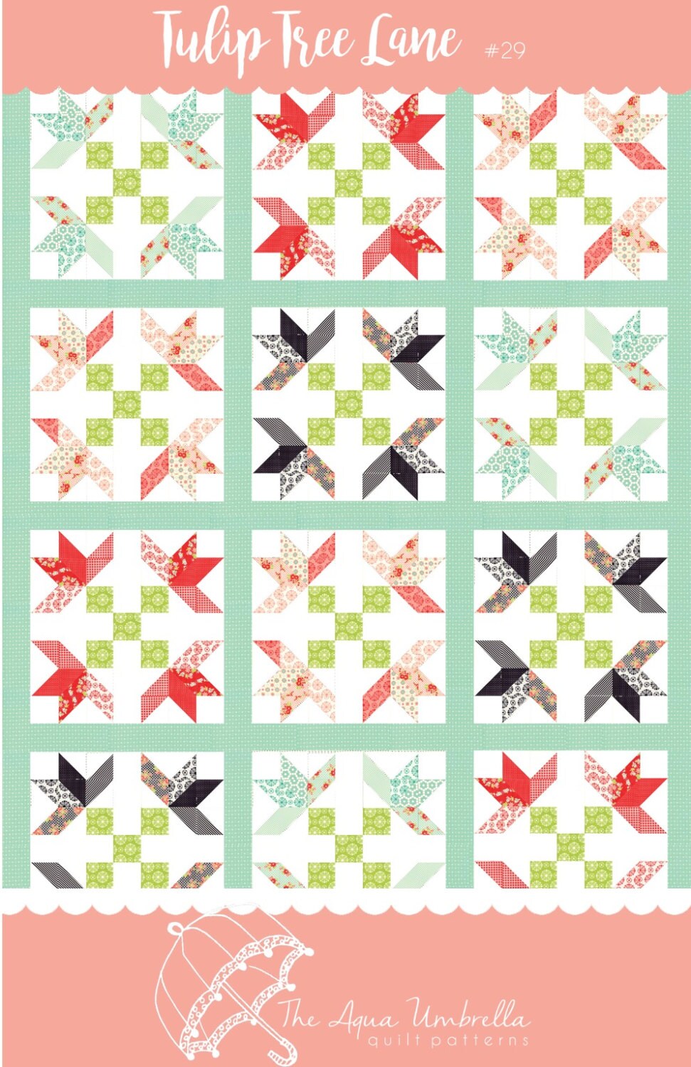 Tulip Tree Lane Quilt Pattern - Etsy