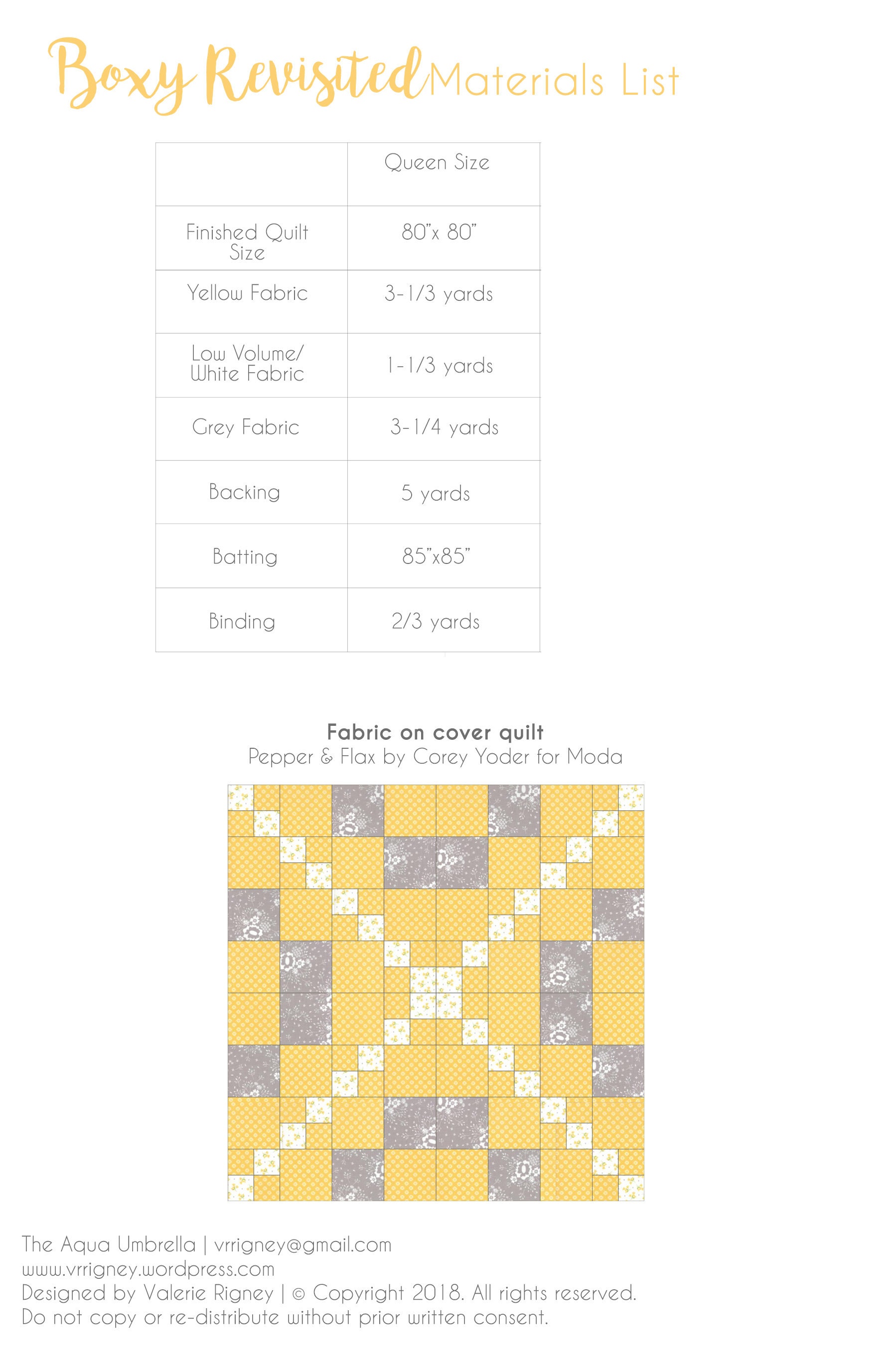 Boxy Revisited Quilt Pattern - Etsy