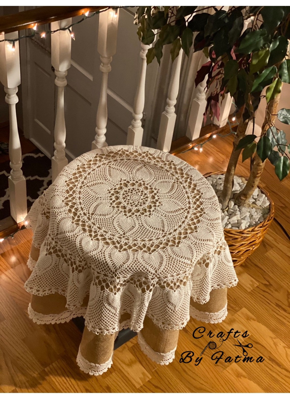 Crochet Circle Tablecloth - Etsy
