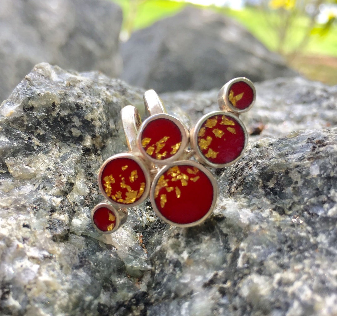 Large Red Ring - Adjustable Ring - Etsy