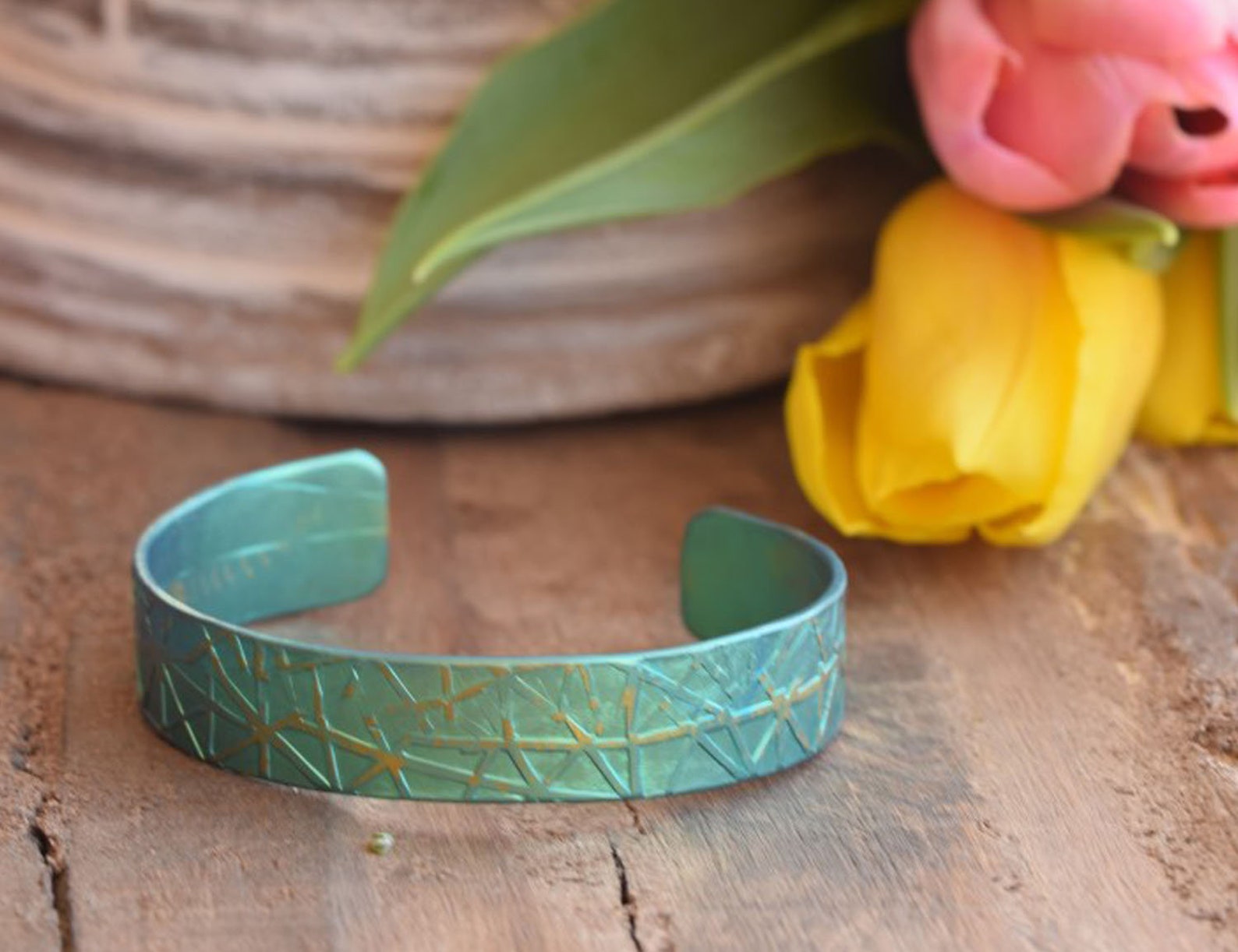 Titanium Cuff Bracelet a Beautiful Statement Bracelet for a - Etsy