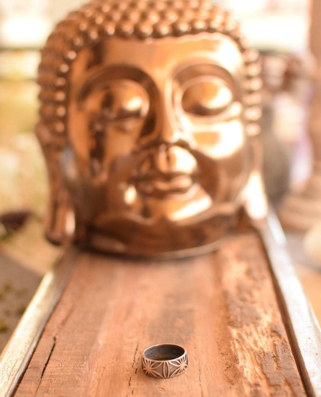 Yogi Ring Spiritual Ring Promise Ring Mens Wedding Band | Etsy