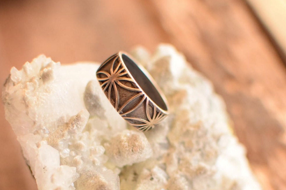 Yogi Ring Spiritual Ring Promise Ring Mens Wedding Band | Etsy