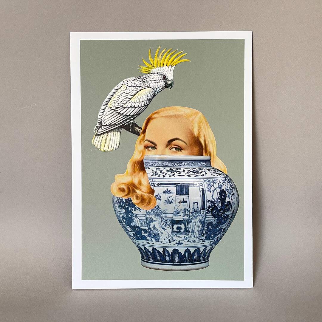 ORIGINAL ANALOG COLLAGE / Collage on Paper / One of a Kind / Vintage ...