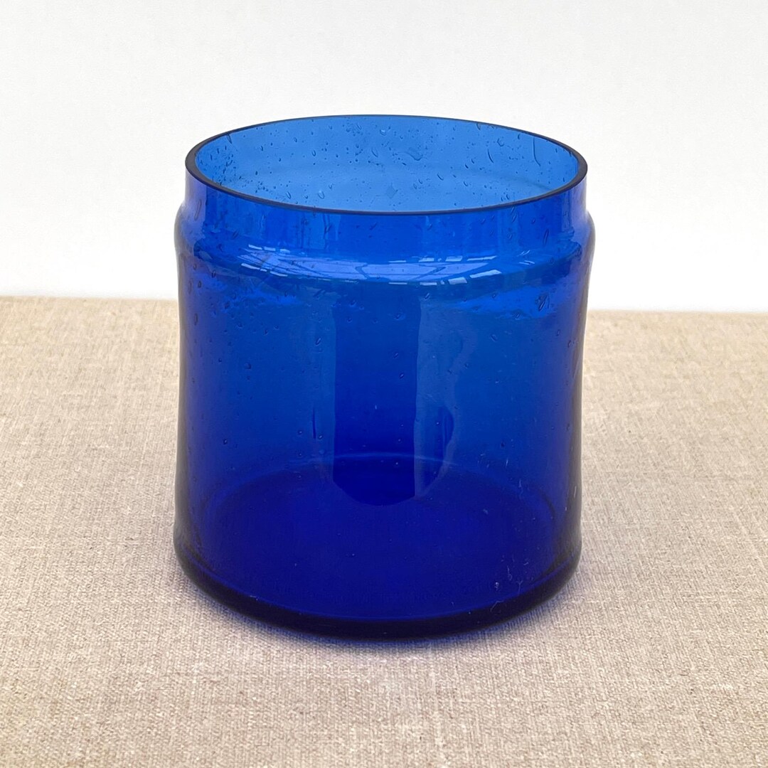 SWEDISH GLASS BOWL / Blue / 60s / Vase / Collectible Swedish Art Glass ...