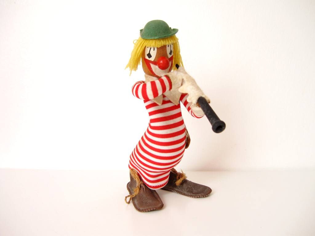 Ha-hu Product / Swiss Clown / Real Leather / Vintage / Genuine - Etsy