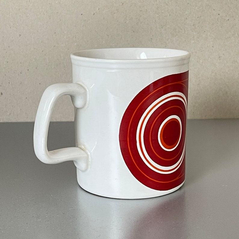 STAFFORDSHIRE RETRO MUG / 60s 70s / English Vintage / - Etsy