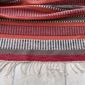 SWEDISH RAG RUG / Vintage Floor Carpet / Striped / Hand Woven ...