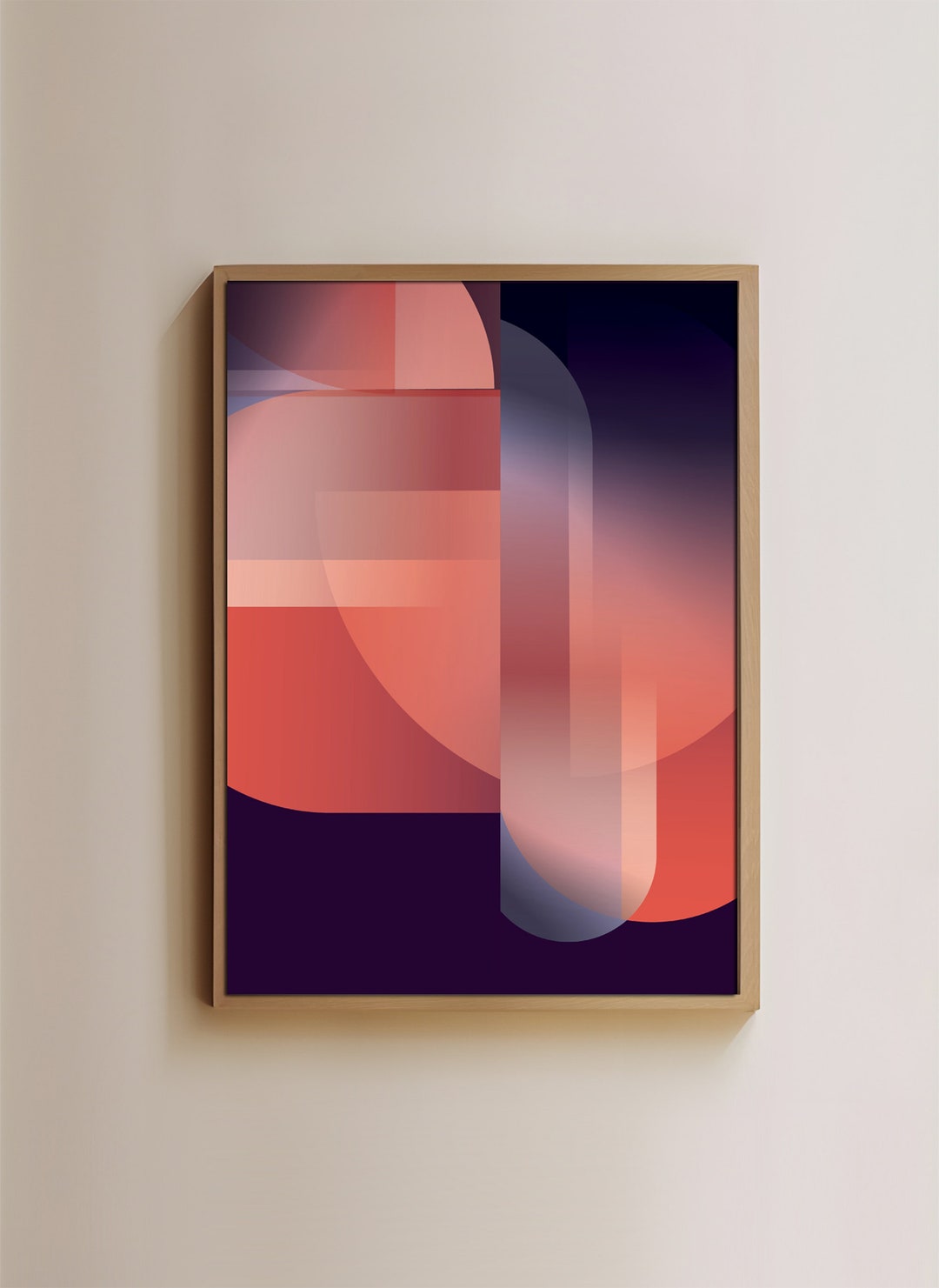 Print Gradient Shapes II - Etsy