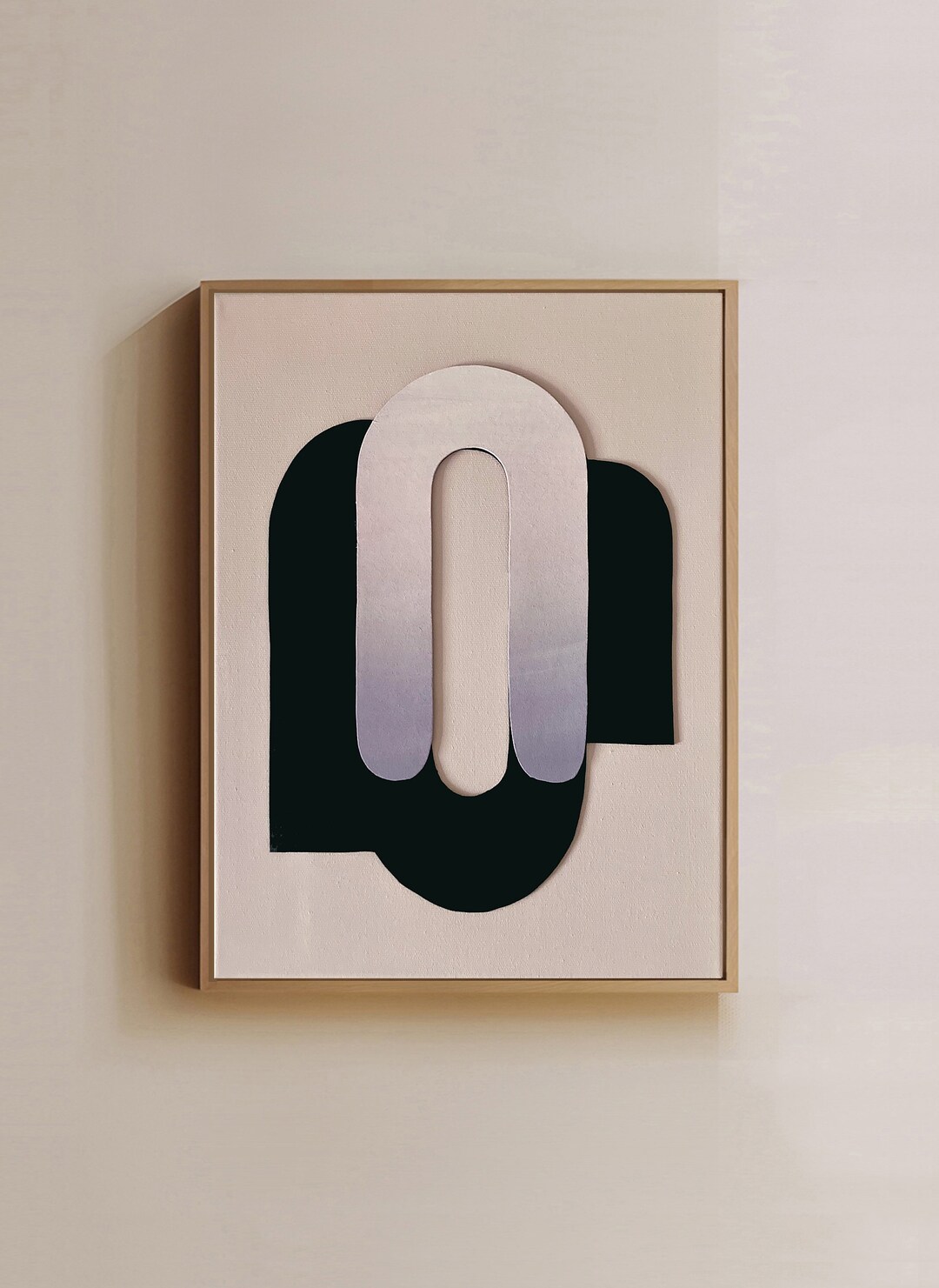 Original Work Gradient Shapes Papercut 30x40 - Etsy