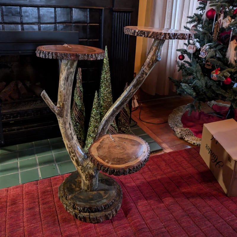 Rustic Plant Stand - Etsy