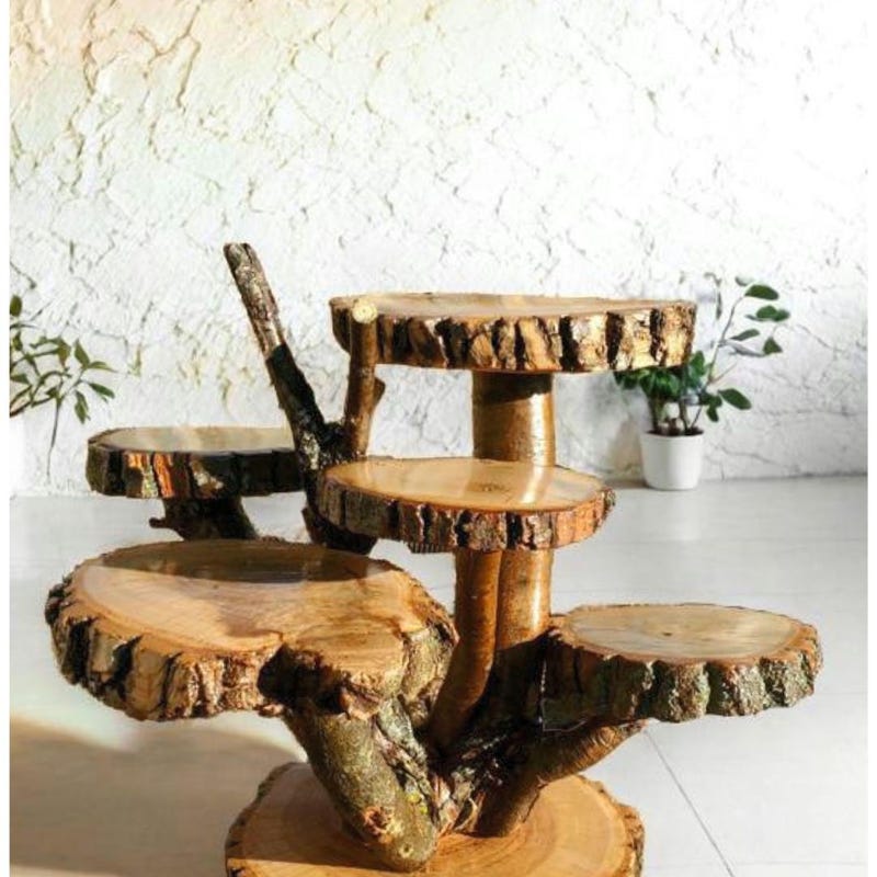 Rustic Plant Stand - Etsy