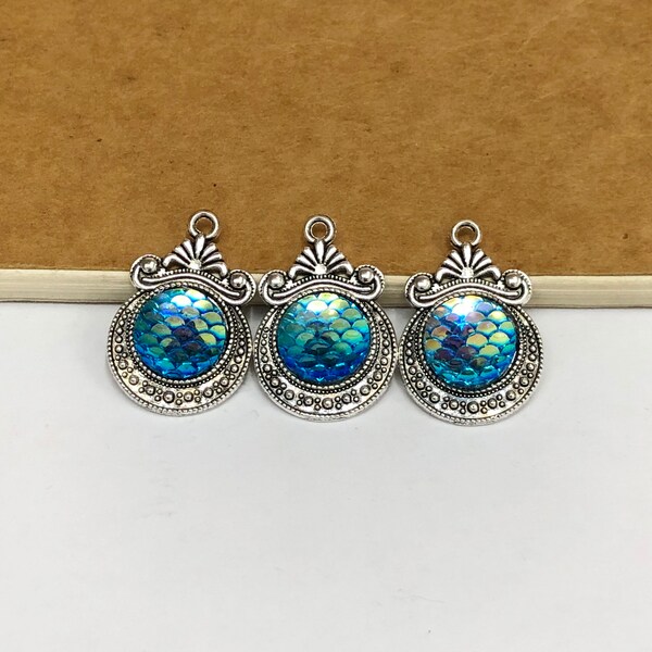 Fish Scale Charms - Etsy