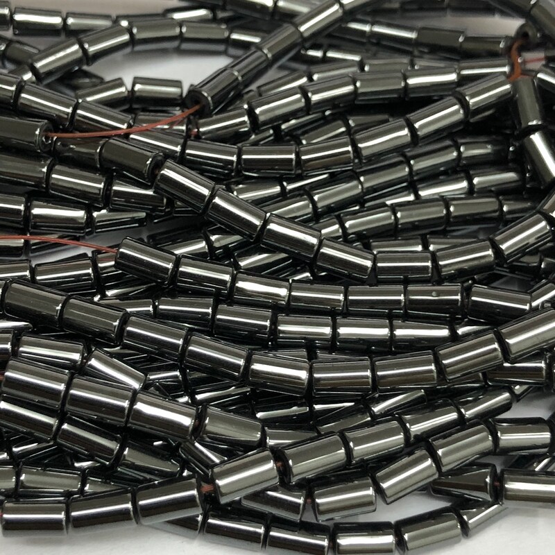 Hematite Tube Beads - Etsy