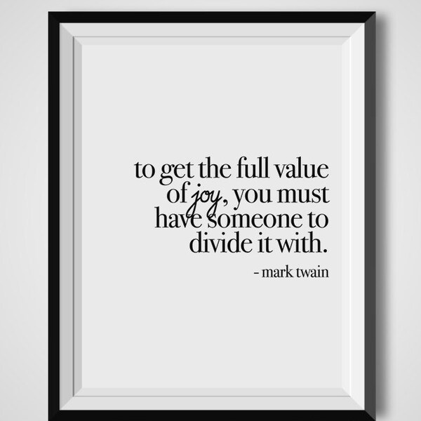 Mark Twain Quote - Etsy