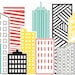 Printable Superhero Buildings, Printable Party Decor, SUPERHERO ...