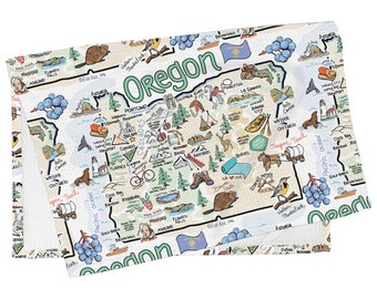 Oregon 1910 Map Bookmarks Historical County Map Bookmarks | Etsy