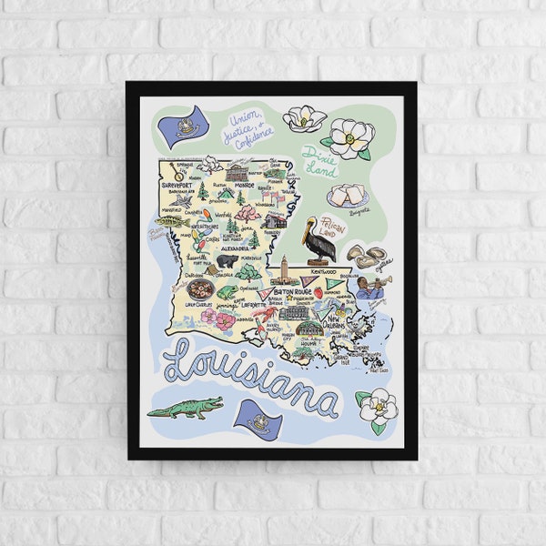 Louisiana Art - Etsy