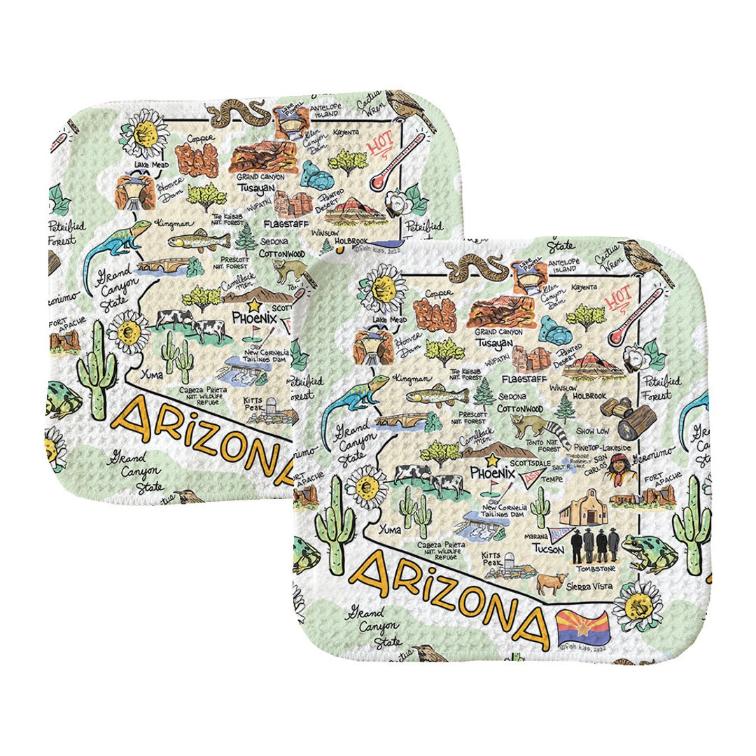 Arizona Multi-use Mini Towel, Arizona Wash Cloth, Arizona Mini Towel ...